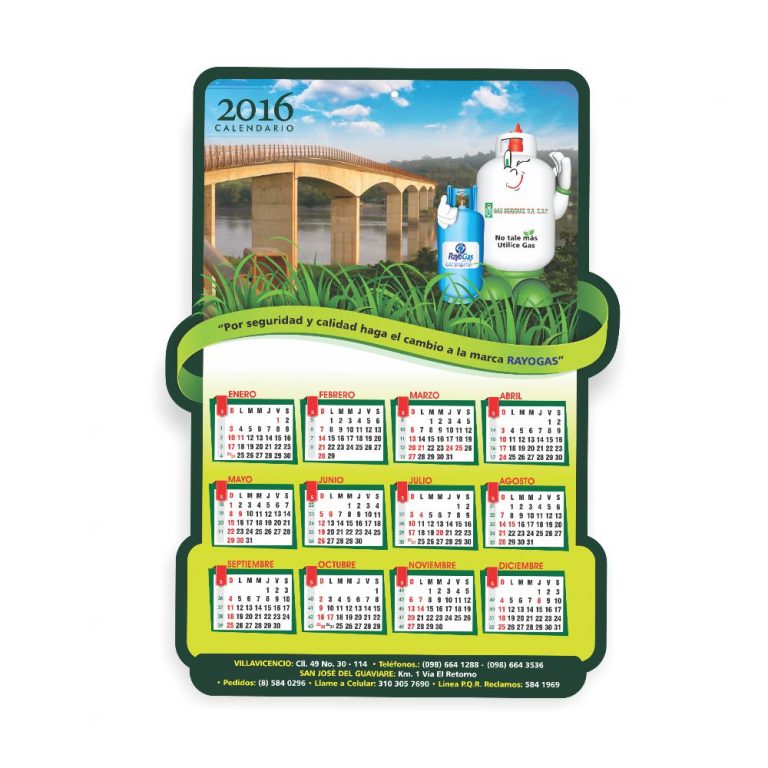 Calendarios de Pared Especiales — Multi Impacto Editores